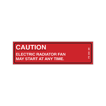 Radiator Fan Decals - 175000391 - West Coast RoccosWest Coast Roccos